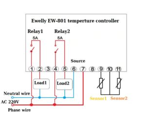 Ewelly EW-M801AH temperature controller review and manual – Usefulldata.com